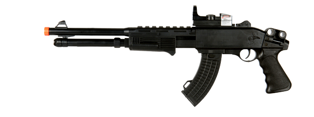 Cyma P910 Spring Shotgun w/ Blue Lights and Laser [P910] : Airsoft ...