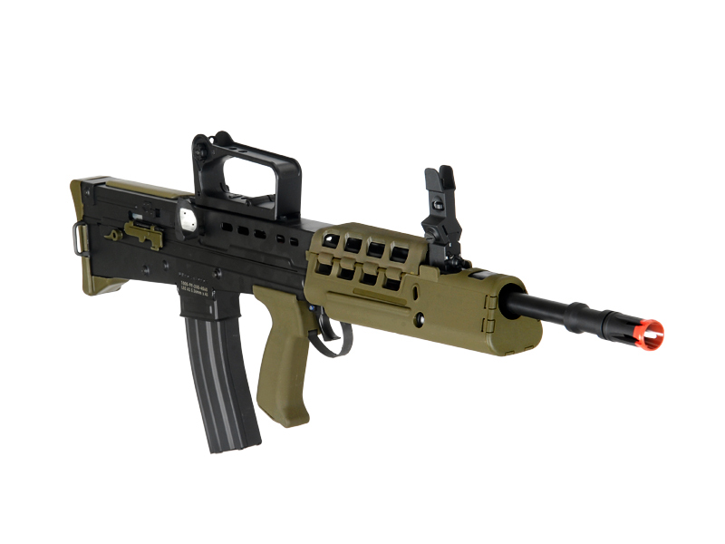 ICS-87 L85 A2 CARBINE FULL METAL AEG (COLOR: OD GREEN & BLACK) [ICS-87 ...