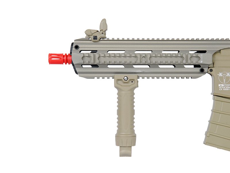 ICS CXP-16L SPORTLINE SPLIT GEARBOX M4 RIS AIRSOFT AEG LONG - TAN [ICS ...