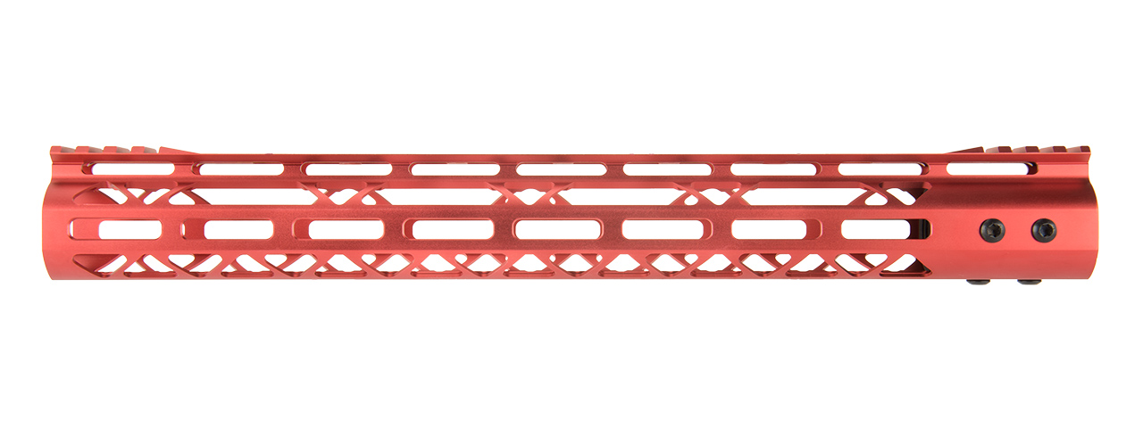 RANGER ARMORY 15 SKELETONIZED M-LOK ALUMINUM RAIL SYSTEM (RED) [RA-R136 ...