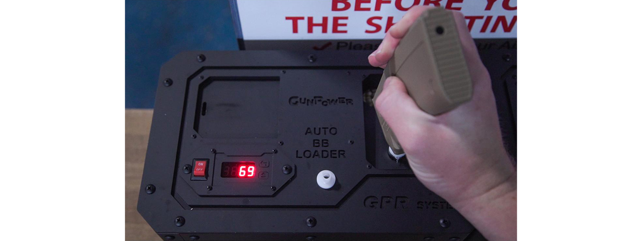 GunPower High Speed Electric Automated BB Speed Loader (Color: Black ...