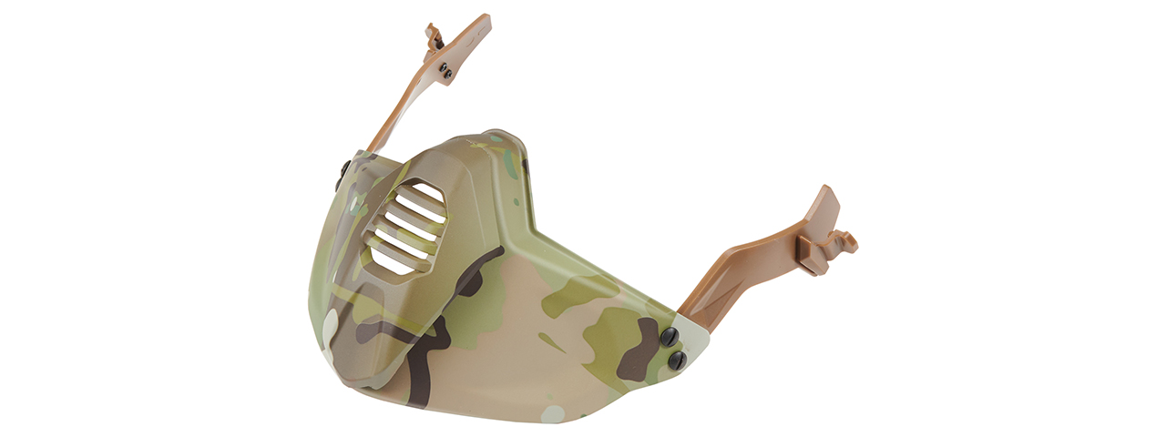 FMA Fast SF Tactical Helmet w/ Half Mask Attachment - (Camo/M) [CA ...